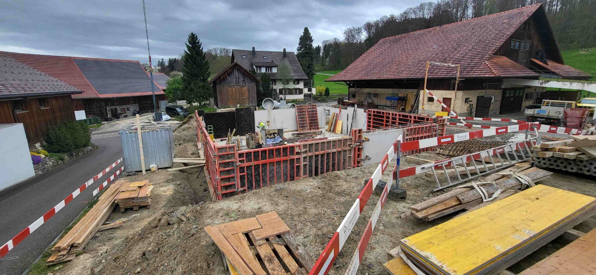Baufortschritt in Affoltern am Albis - Archicube AG